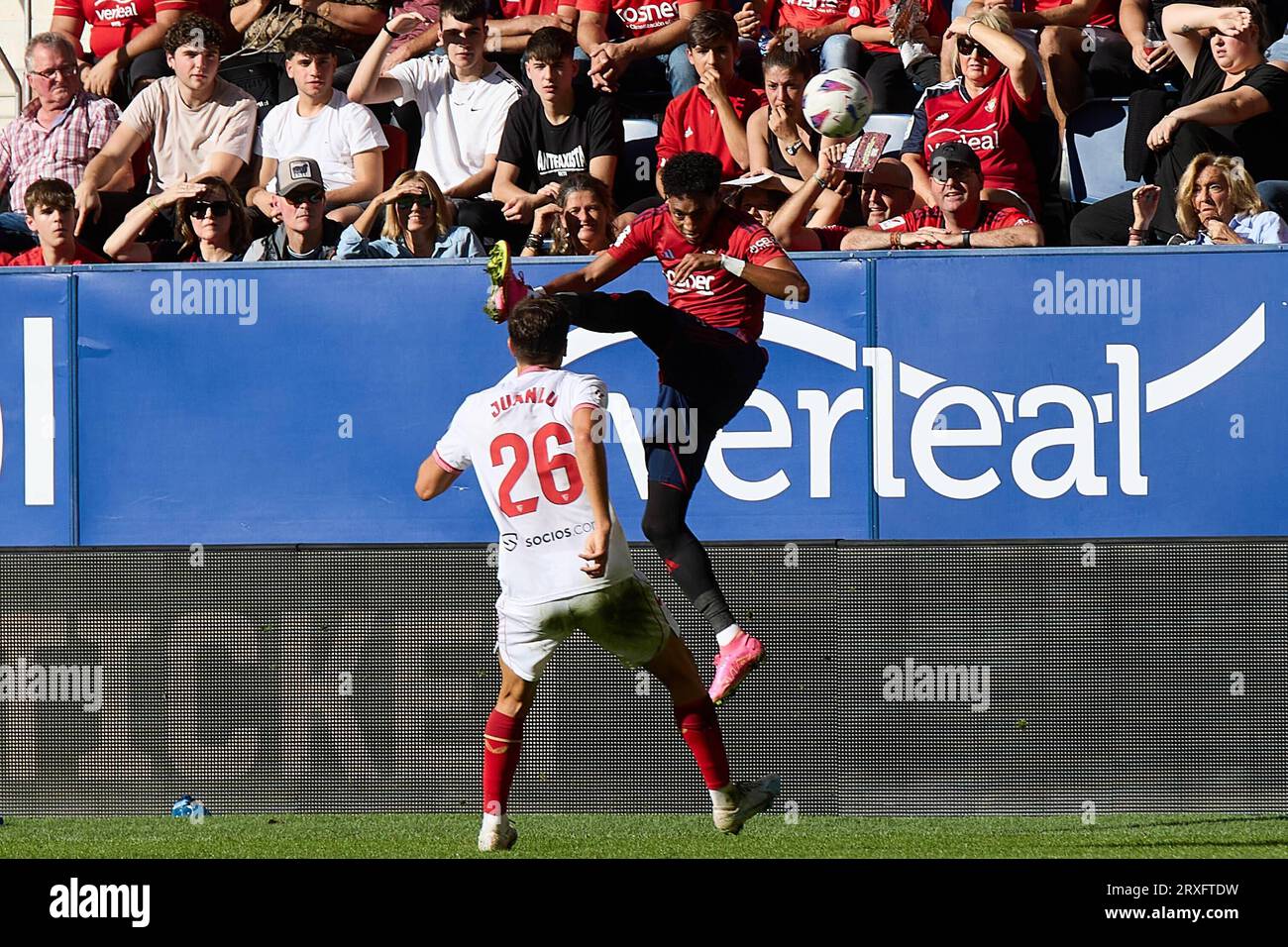 Pamplona, Spain. 23rd Sep, 2023. Sports. Football/Soccer.Juanlu Sanchez ...