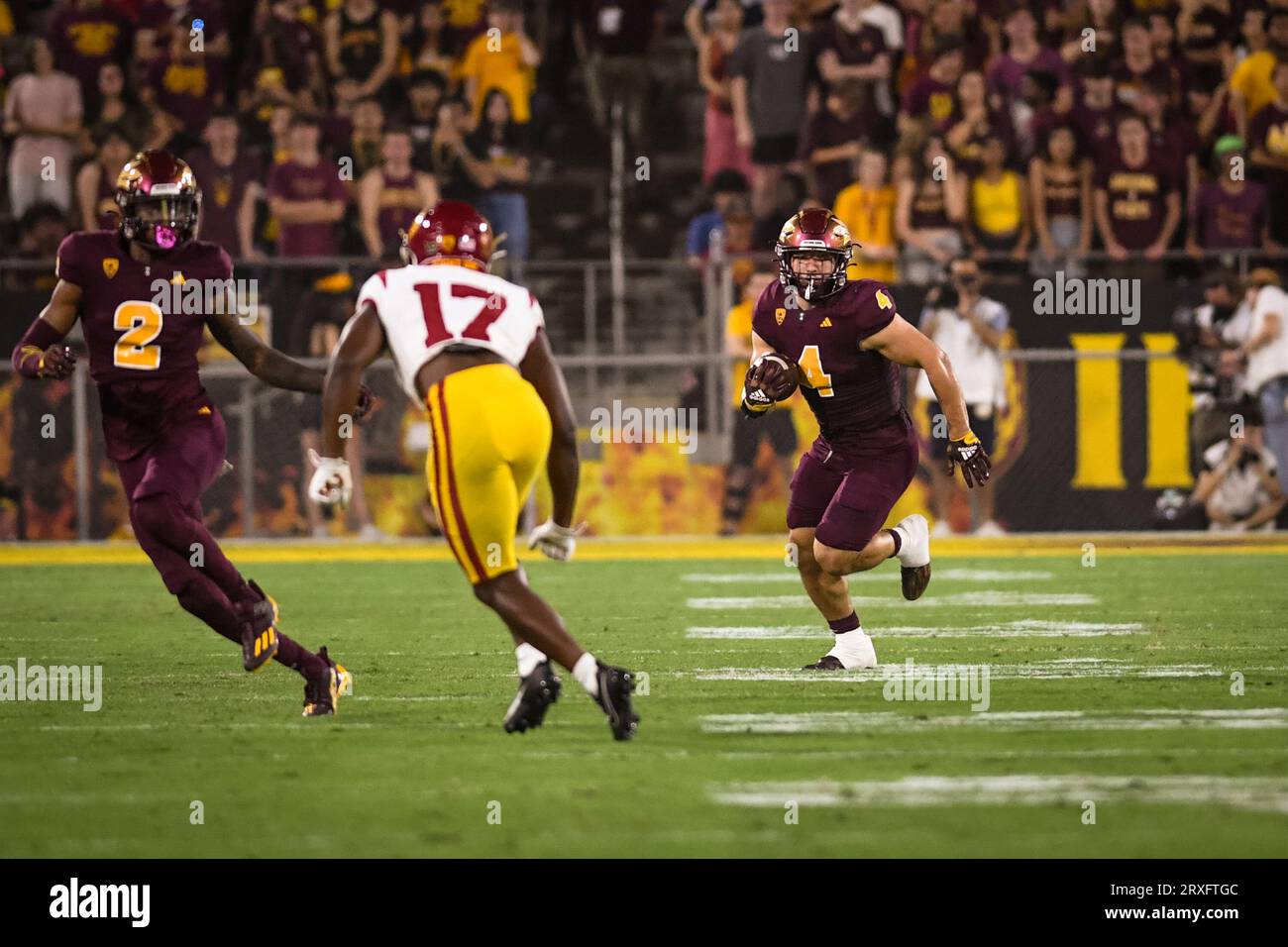 Tempe, United States. 23rd Sep, 2023. Arizona State Sun Devils running ...