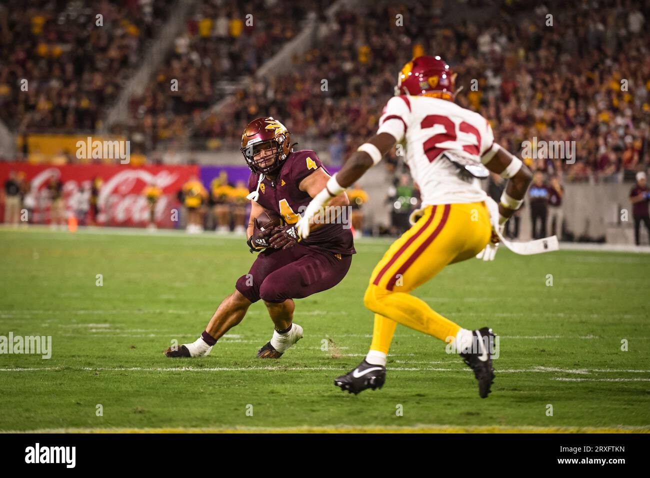 Tempe, United States. 23rd Sep, 2023. Arizona State Sun Devils running ...