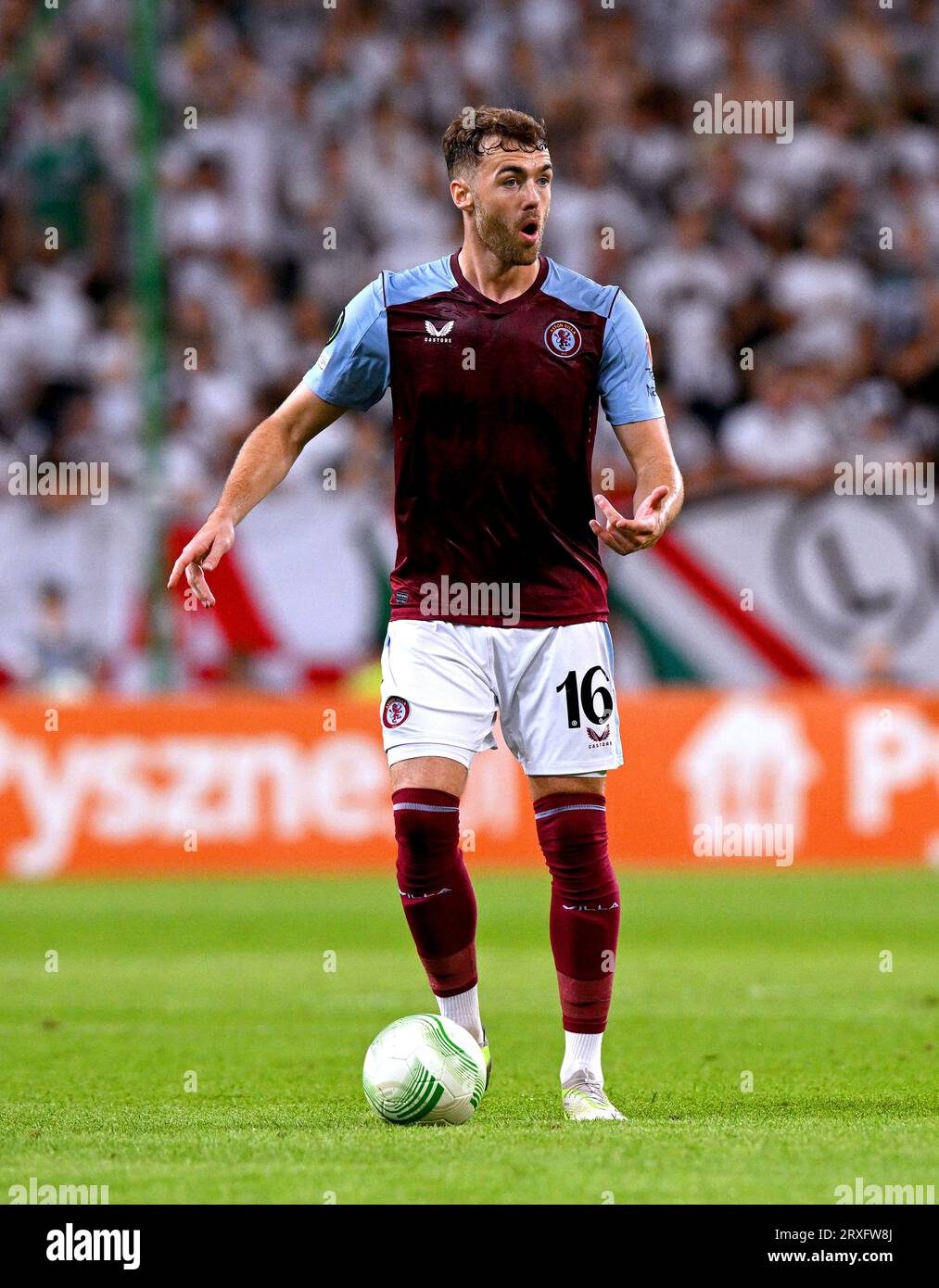 Aston Villa's Calum Chambers during the UEFA Europa Conference League ...