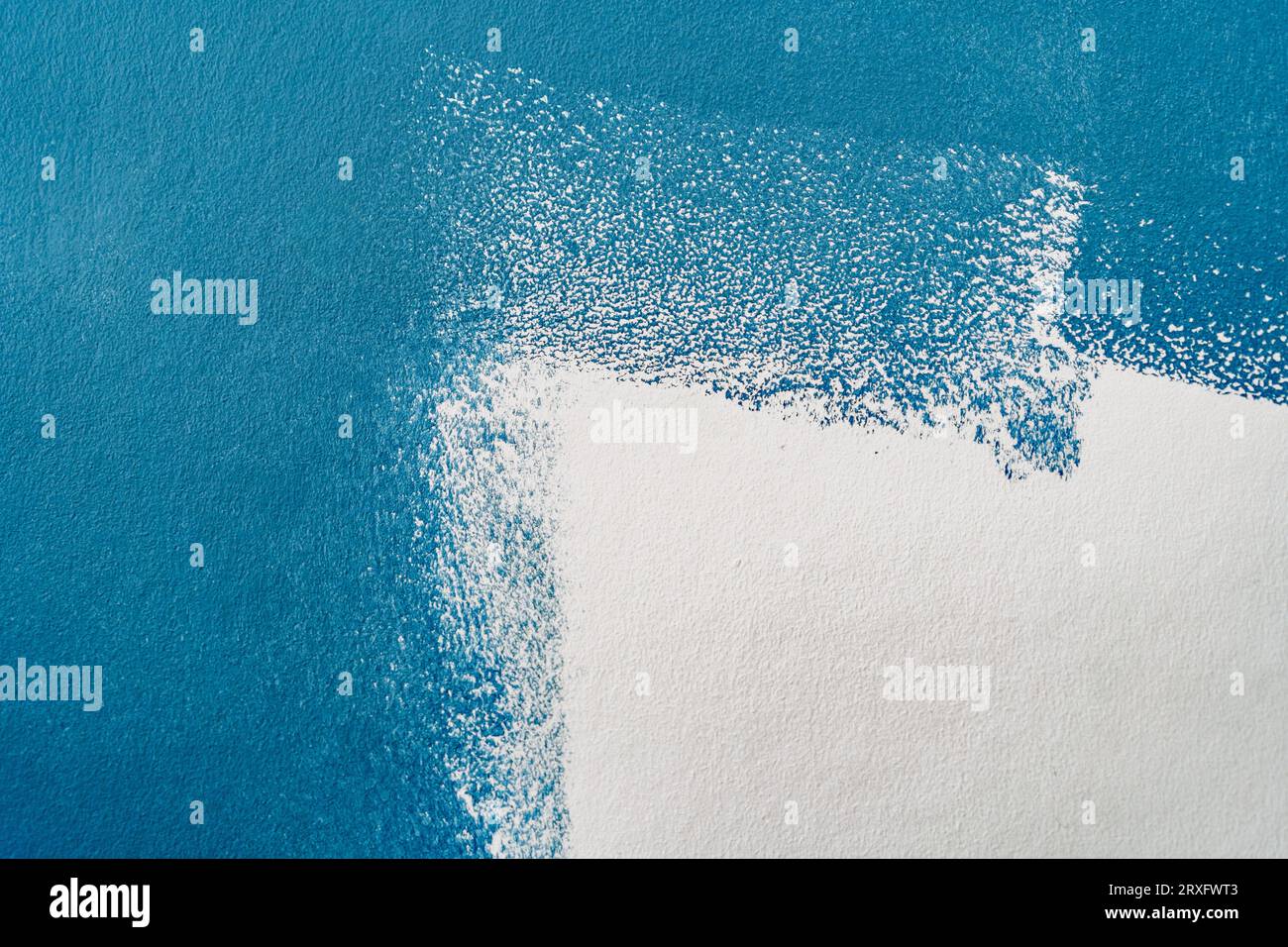 half blue and white painted wall texture. High quality photo Stock ...