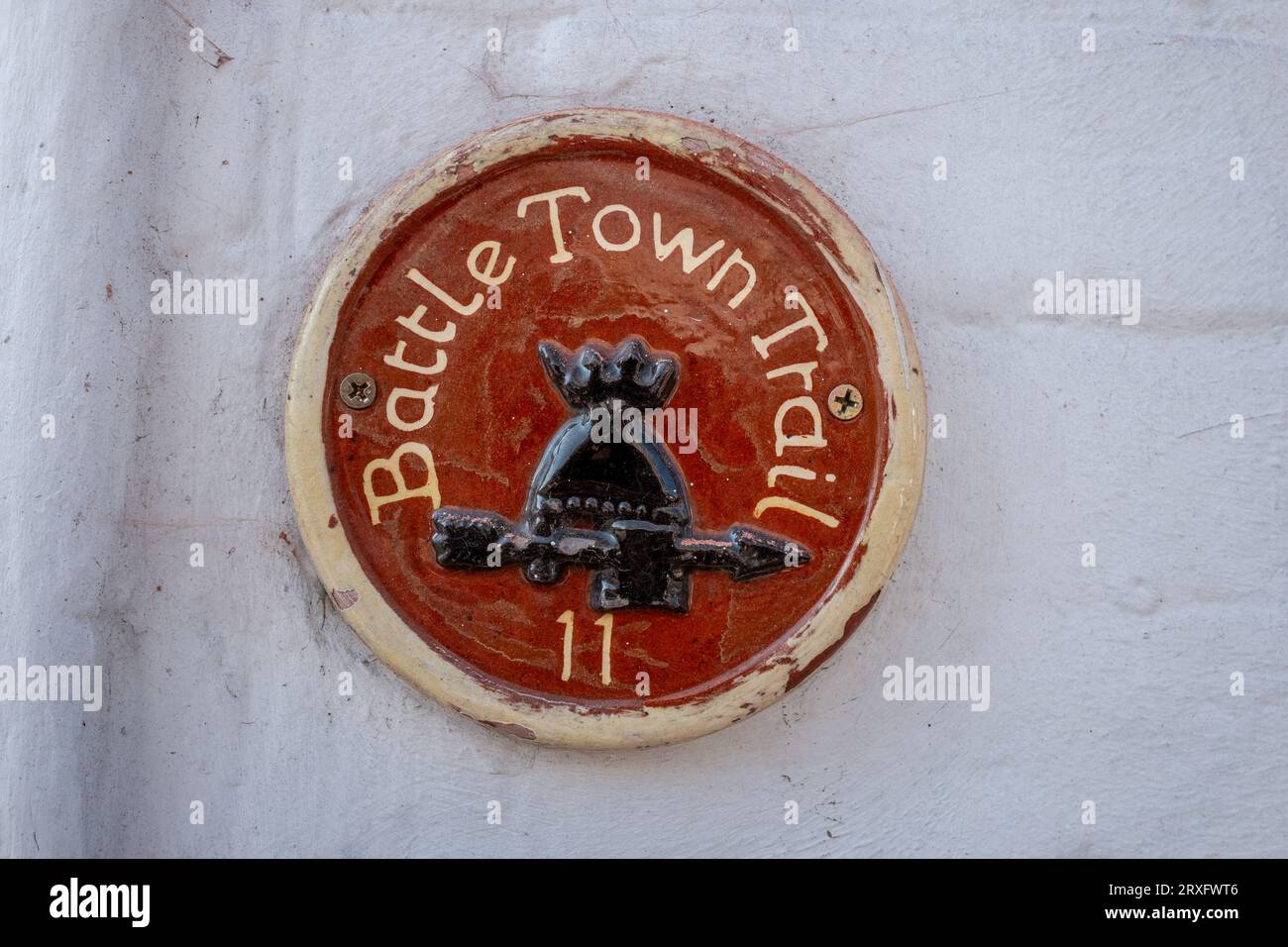 Battle, September 15th 2023: Battle Town Trail Stock Photo - Alamy