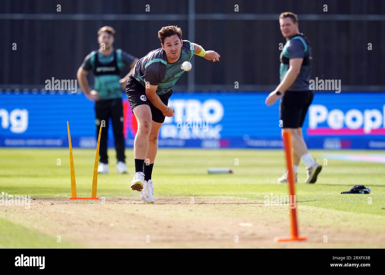 Ireland's Barry McCarthy during a nets session at the Seat Unique ...