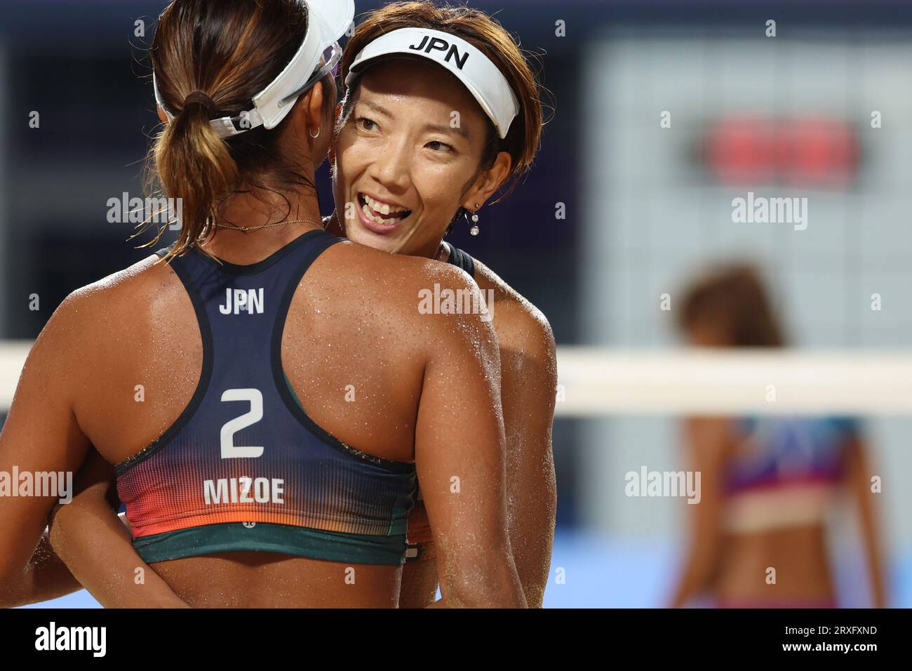 Ningbo, China's Zhejiang Province. 25th Sep, 2023. Ishii Miki (R)/Mizoe ...