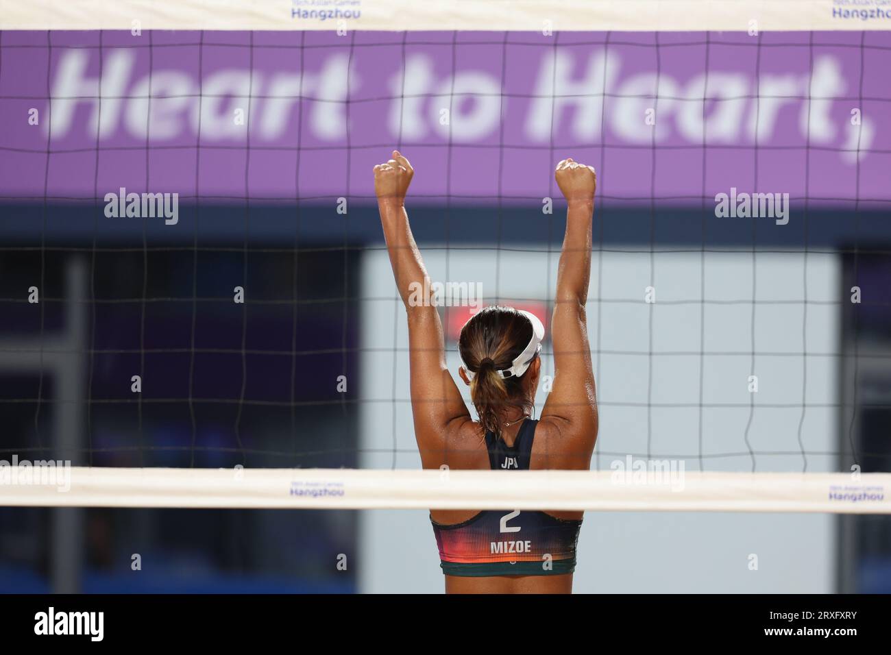 Ningbo, China's Zhejiang Province. 25th Sep, 2023. Mizoe Sayaka of ...