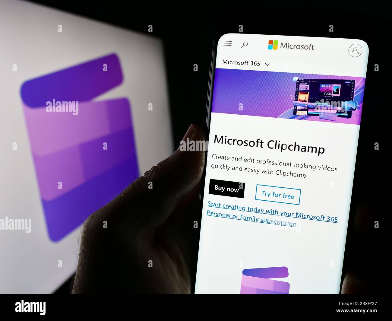 Clipchamp logo hi-res stock photography and images - Alamy