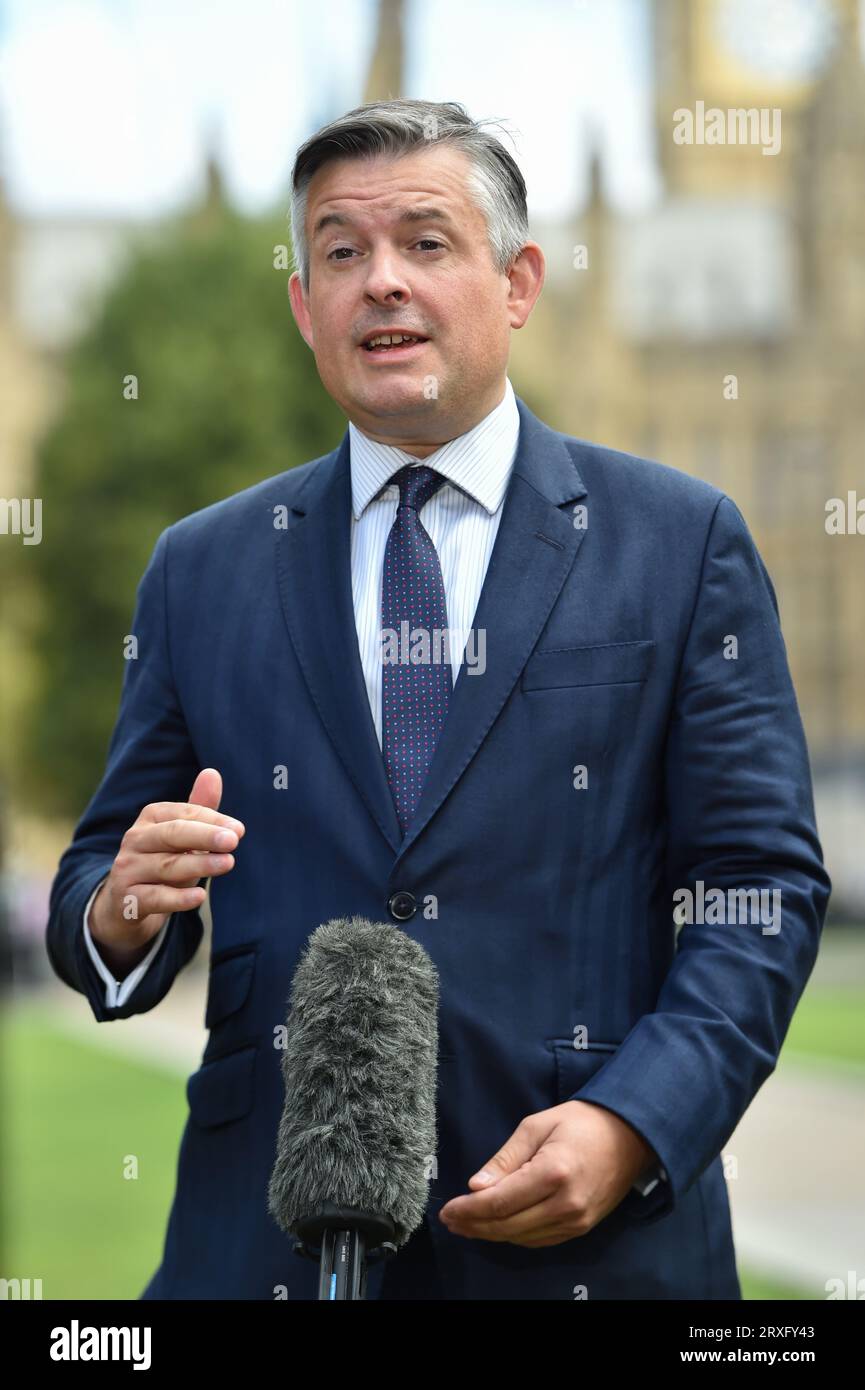 London, England, UK. 25th Sep, 2023. Shadow Paymaster General JONATHAN ...