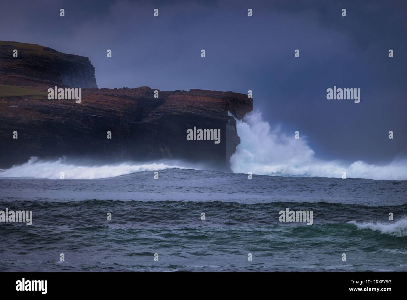 The wild Atlantic Ocean Stock Photo - Alamy