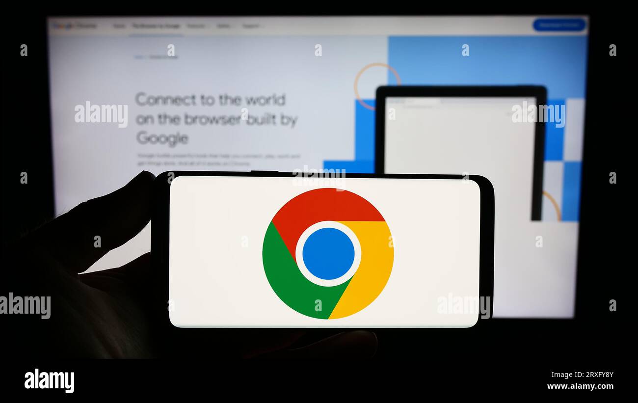 Google add on smartphone hi-res stock photography and images - Alamy