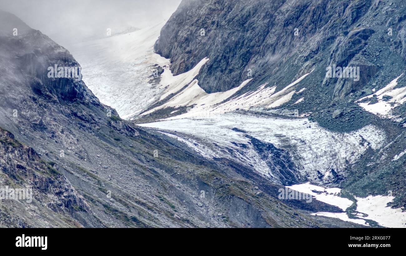 Receding Glacial Ice Stock Photo - Alamy