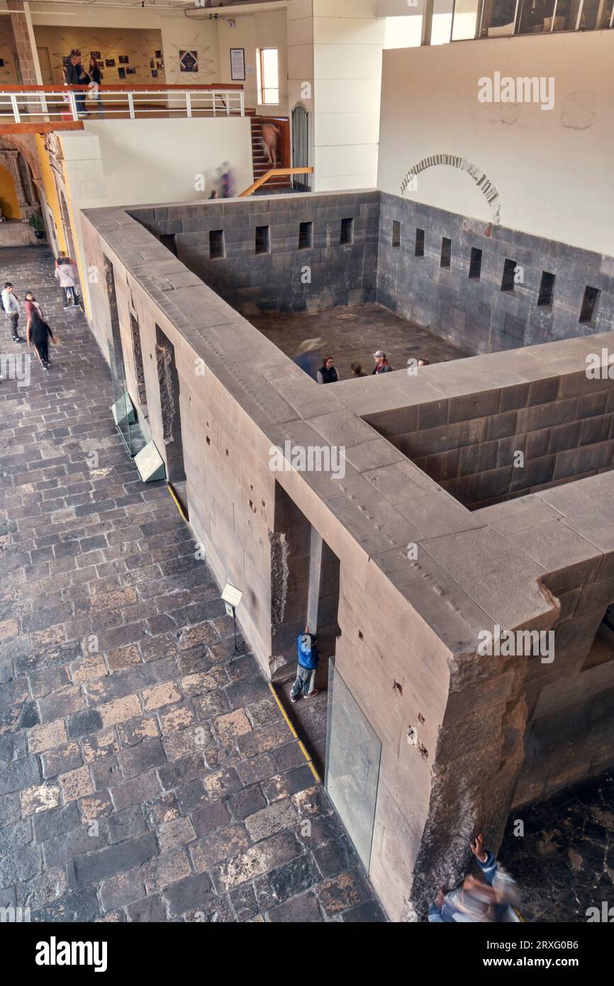 CUSCO, PERU. June 2023: interior the Coricancha, Incan Temple to the ...