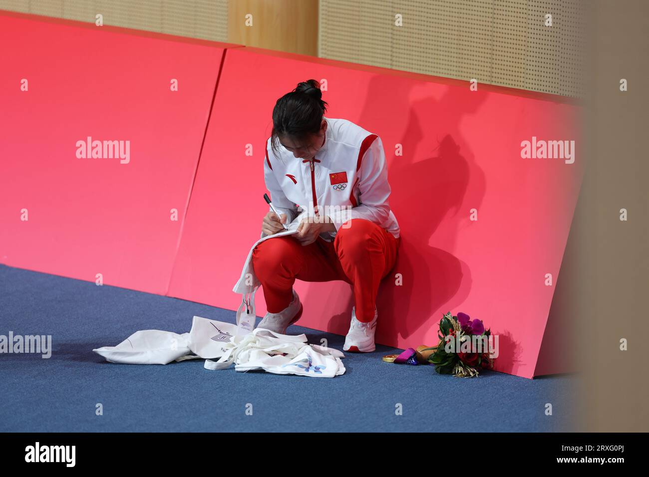 Hangzhou, China's Zhejiang Province. 25th Sep, 2023. Huang Qianqian of ...