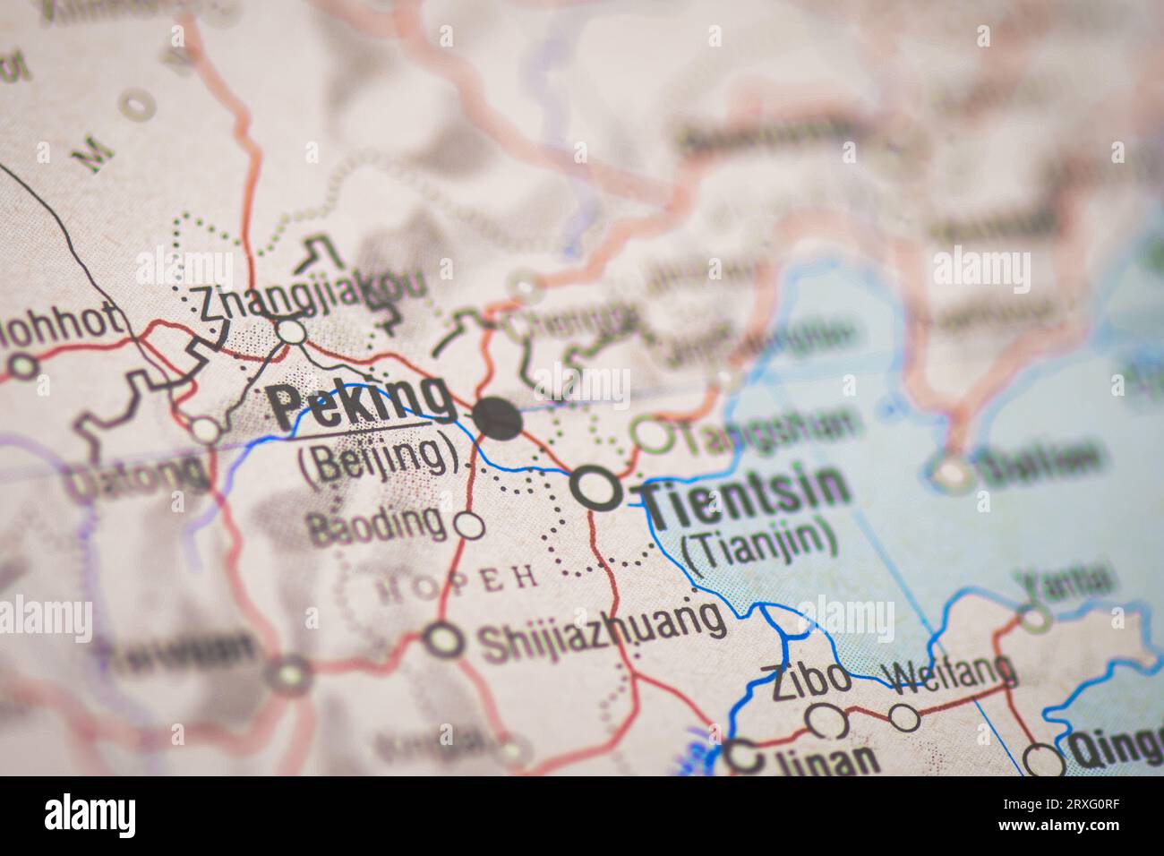 China political map capital beijing hi-res stock photography and images ...