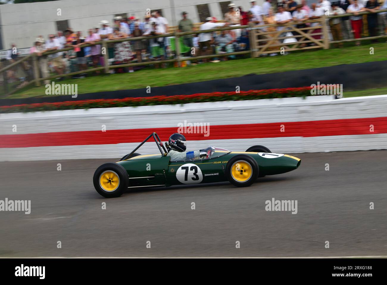 Peter Anstiss, Lotus-Ford 20/22, Chichester Cup, a twenty five minute ...