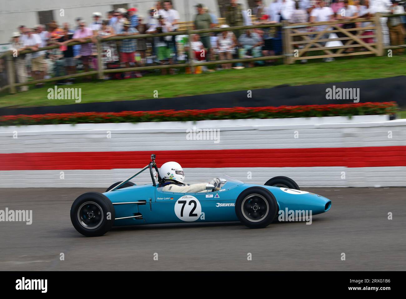 Peter Laier, Brabham BT2, Chichester Cup, a twenty five minute race for ...