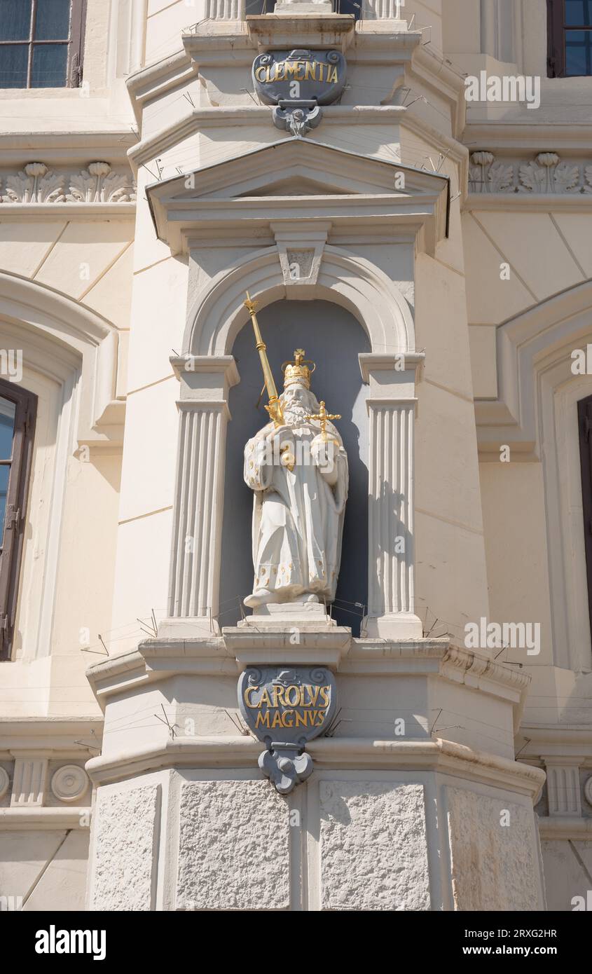 Figure of Carolus Magnus (King of the Frankish Empire and Roman Emperor ...