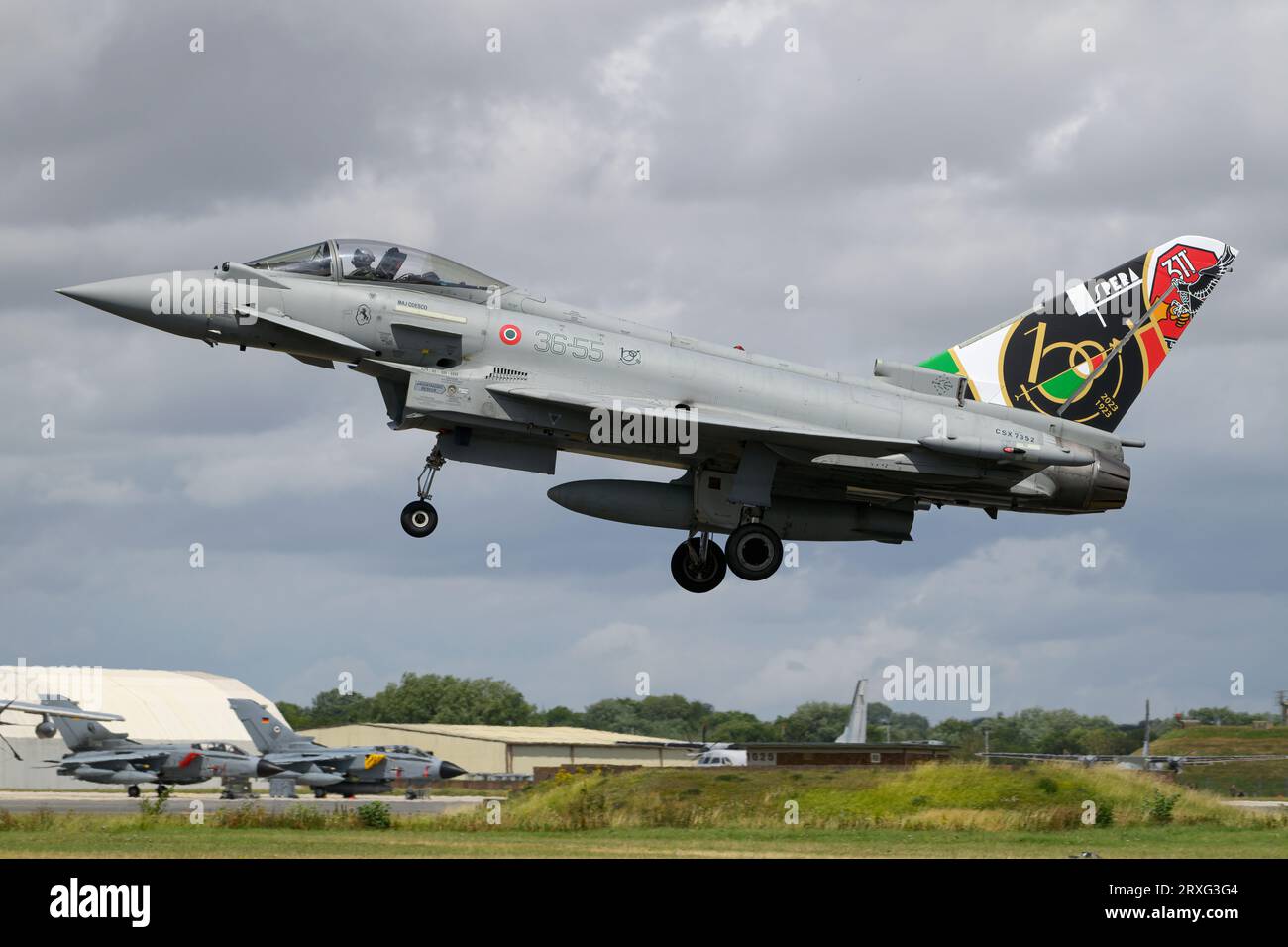 Eurofighter Typhoon of the Italian air force Stock Photo - Alamy