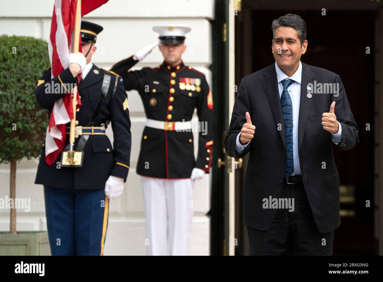 Palau's President Surangel Whipps Jr. arrives for the US-Pacific ...