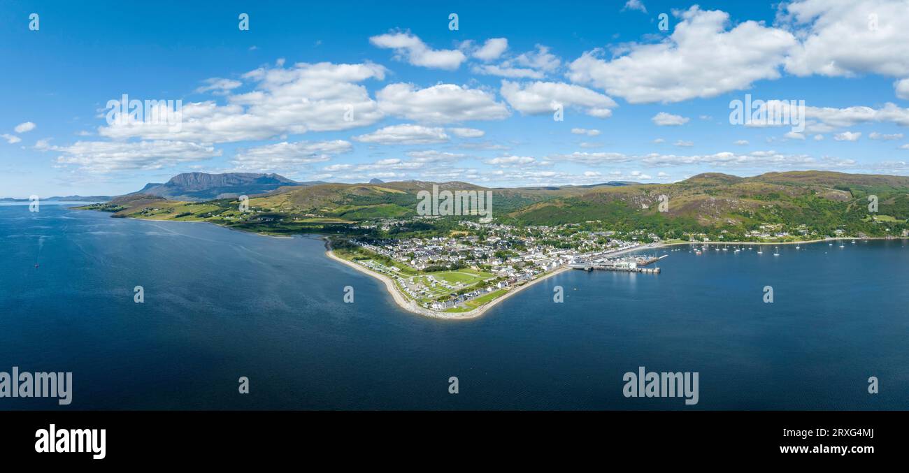 Aerial view scottish loch hi-res stock photography and images - Alamy