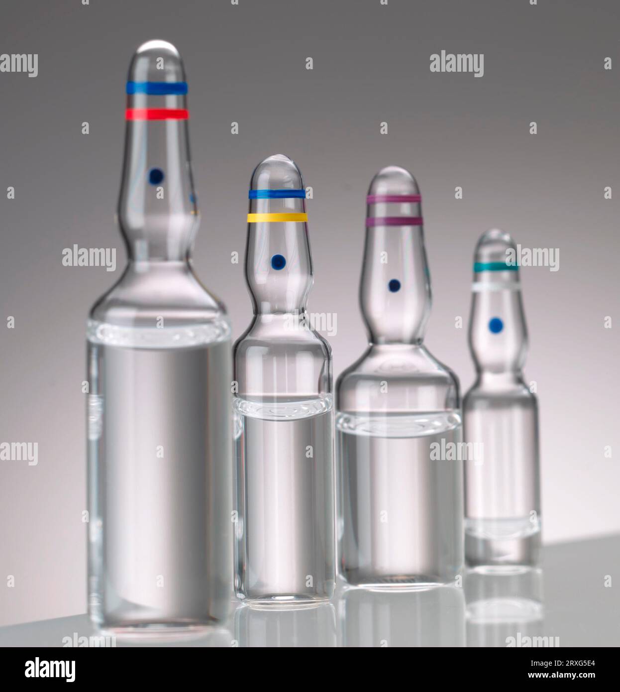 Medicinal ampoules as still with selective sharpness Stock Photo - Alamy