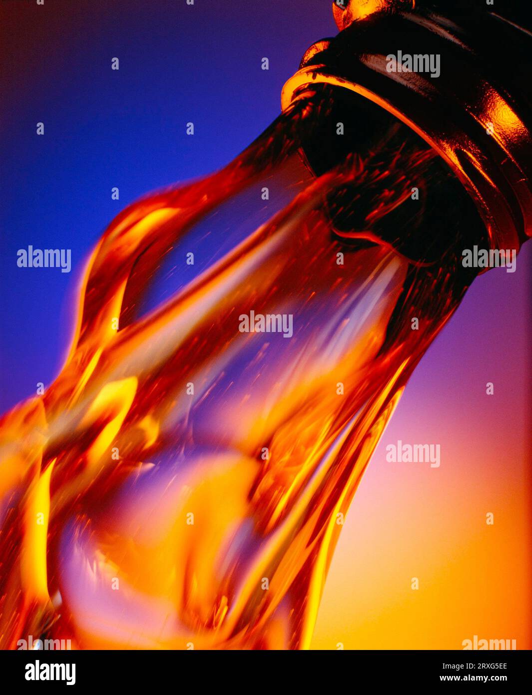 Digital and 6x6 slide motors or lubricating oil flows from a bottle ...