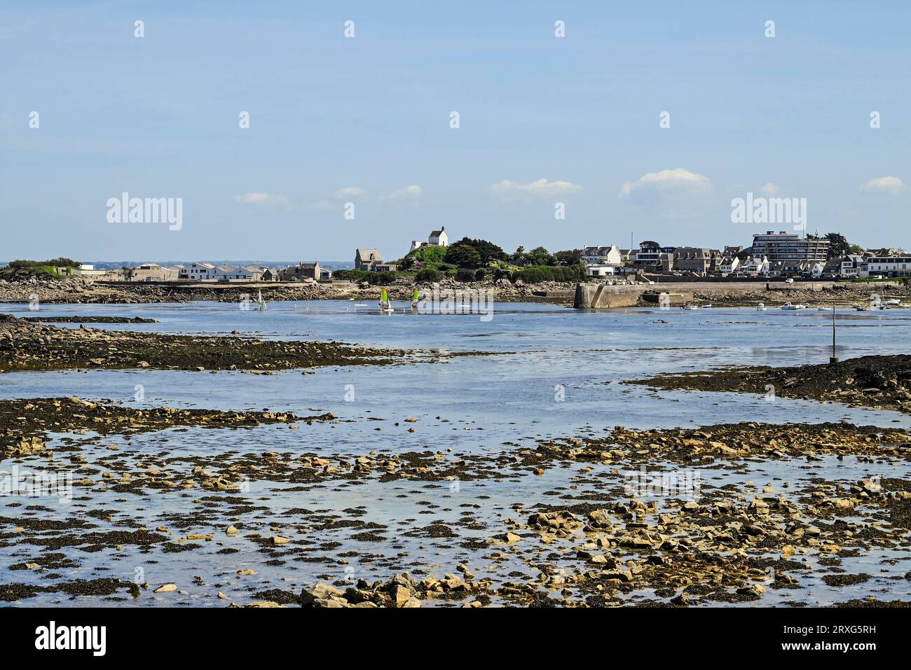 Dry dock, Roscoff, Finistere, Brittany, France Stock Photo - Alamy