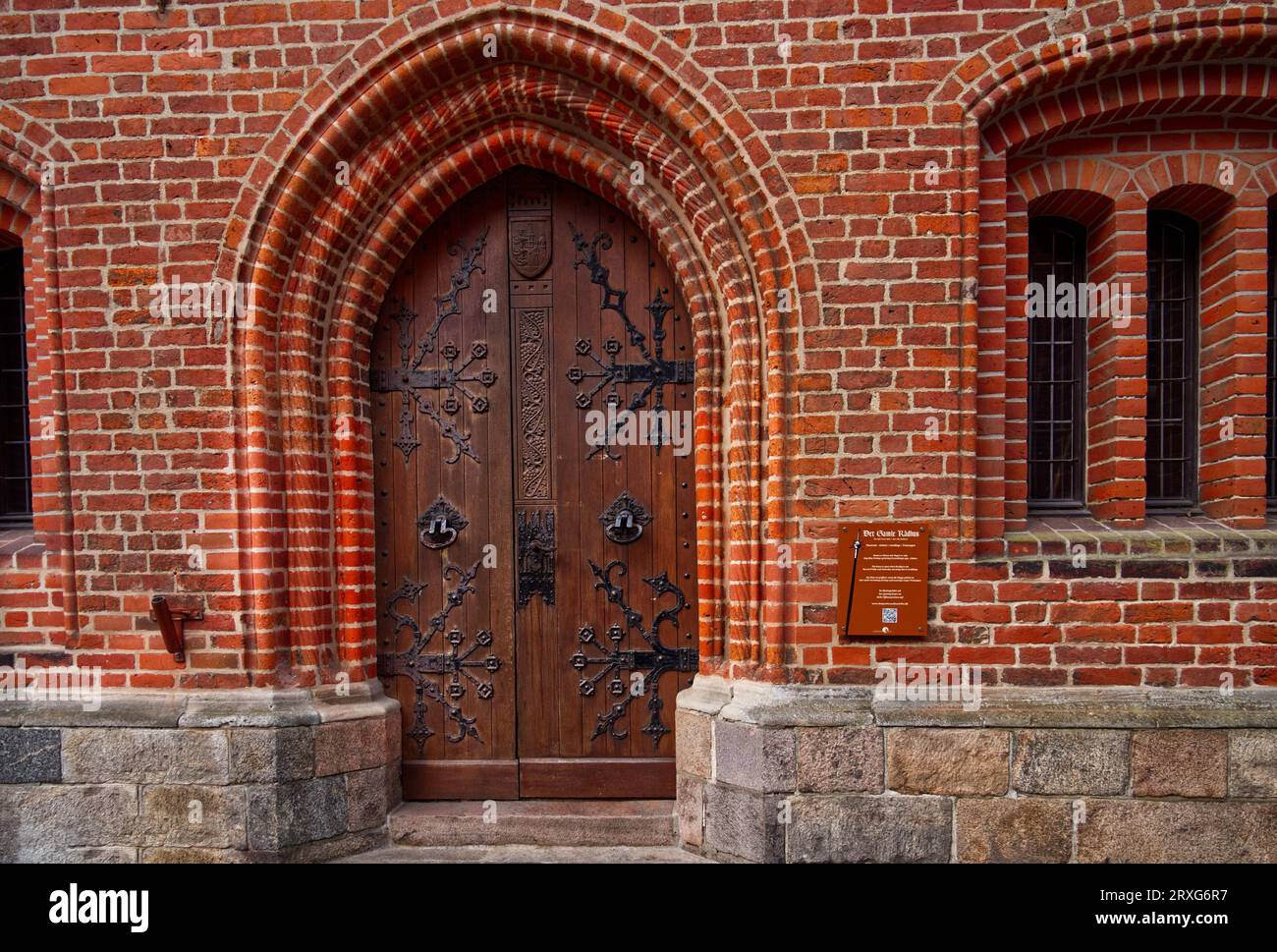 Church portal in Ribe Cathedral, Denmark Stock Photo - Alamy