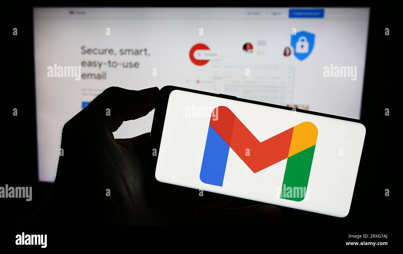 Gmail page hi-res stock photography and images - Alamy