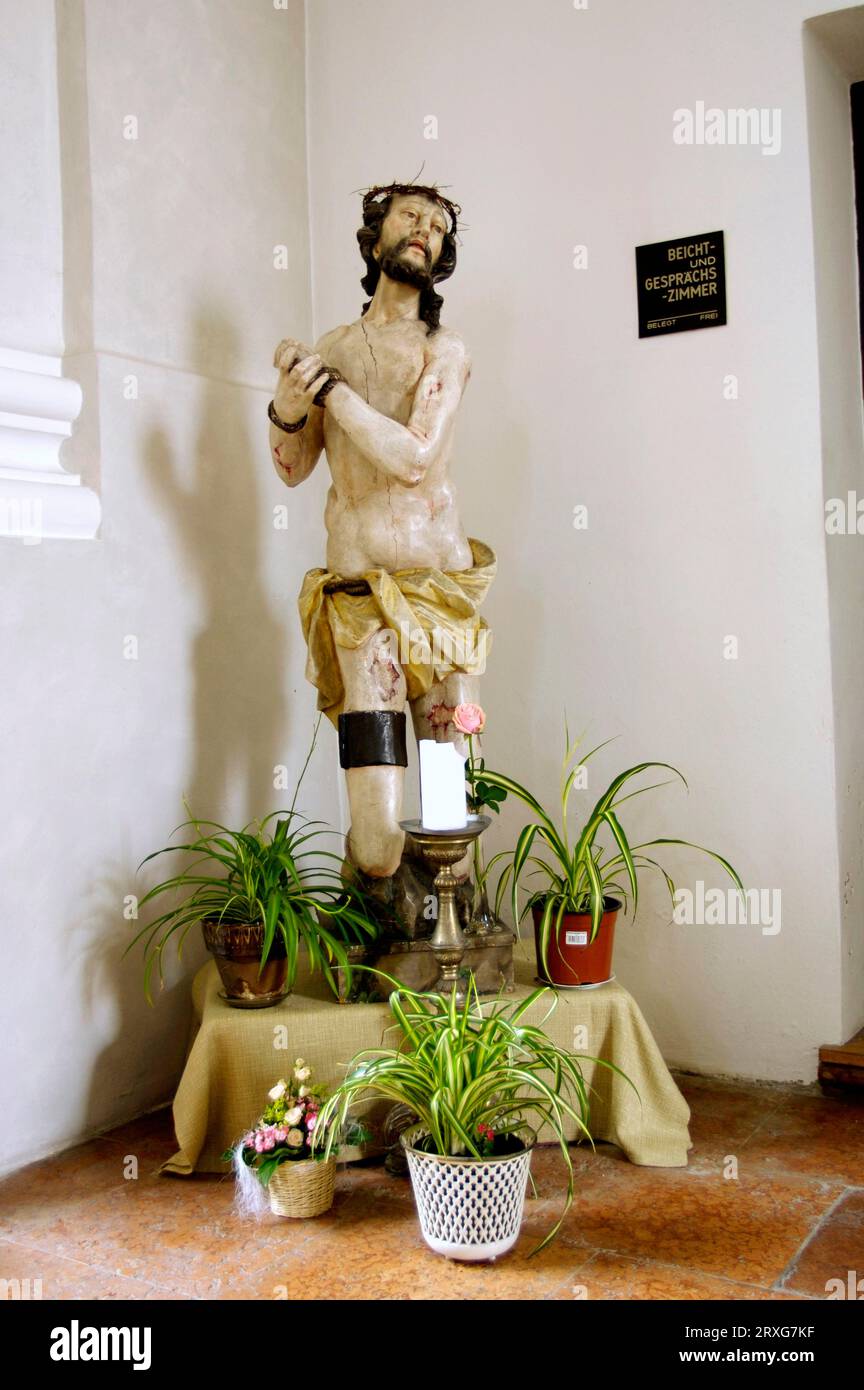 Christus-Statue, Kirche St. Oswald, Traunstein, Christus-Statue ...