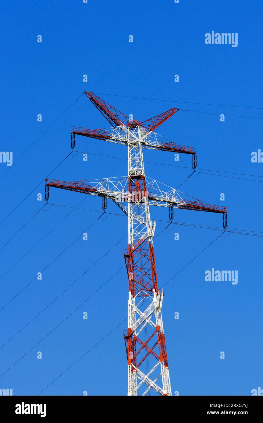 Electric Pylon, Lower Saxony, Electricity Pylon, Altes Land, Lower ...
