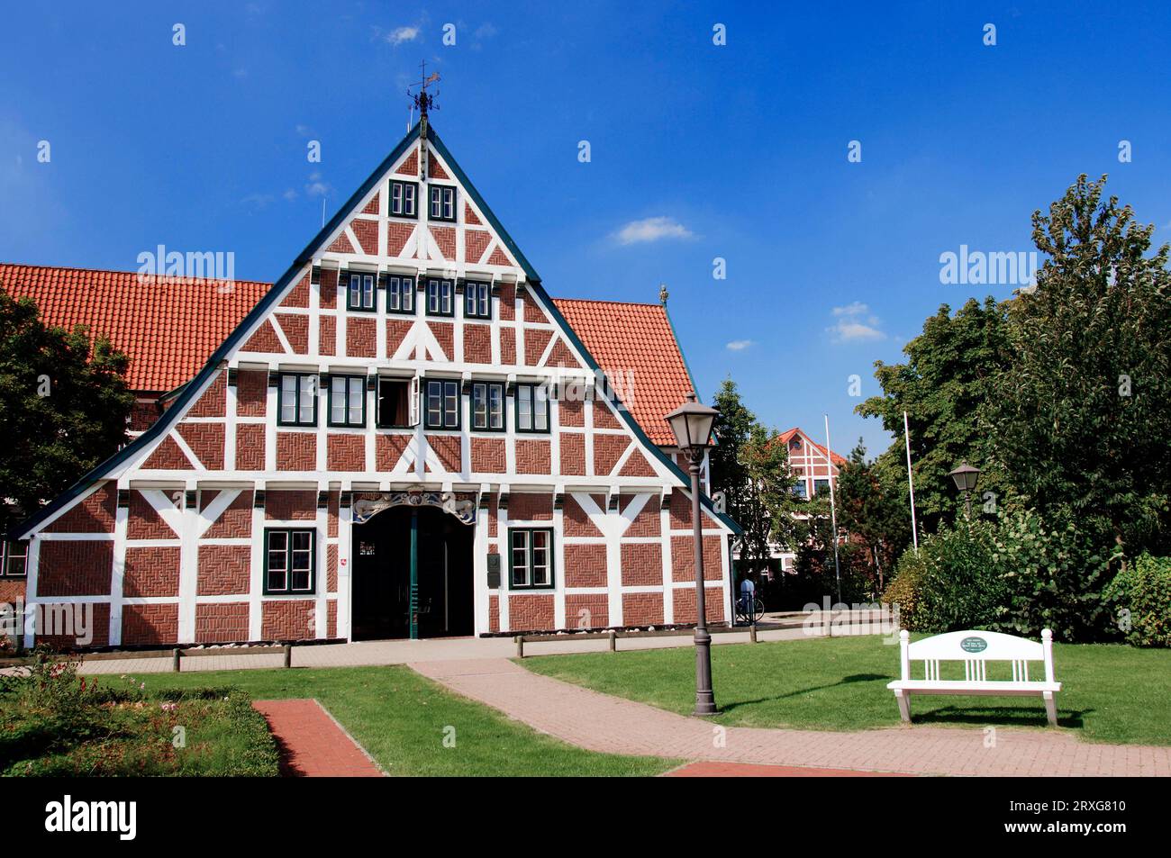 Town Hall, Jork, Altes Land, Lower Saxony, Germany Stock Photo - Alamy