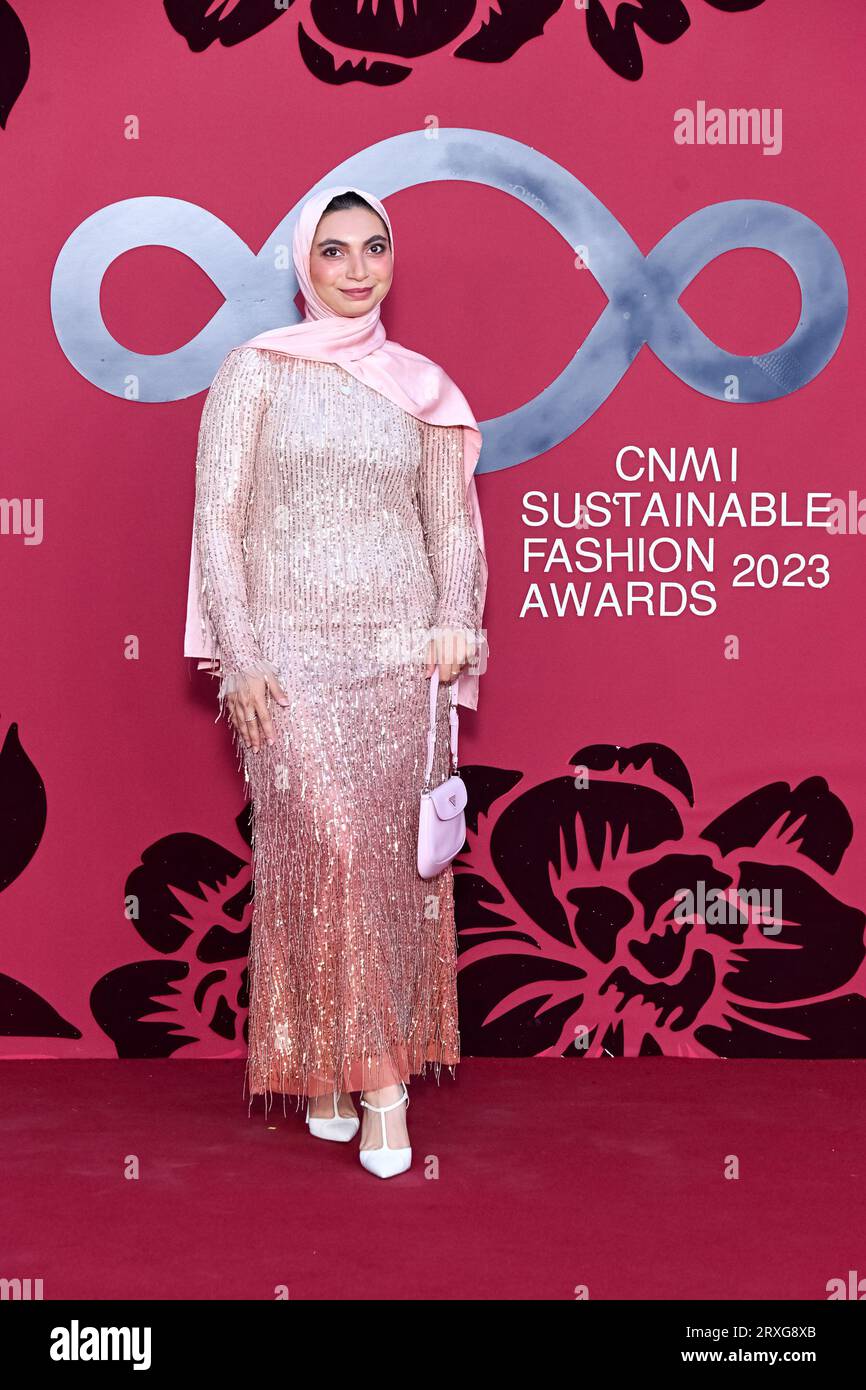 Aya Mohamed Milan Fashion Week - Women S/S 2024 CNMI - Sustainable Fashion Awards - Backdrop ...