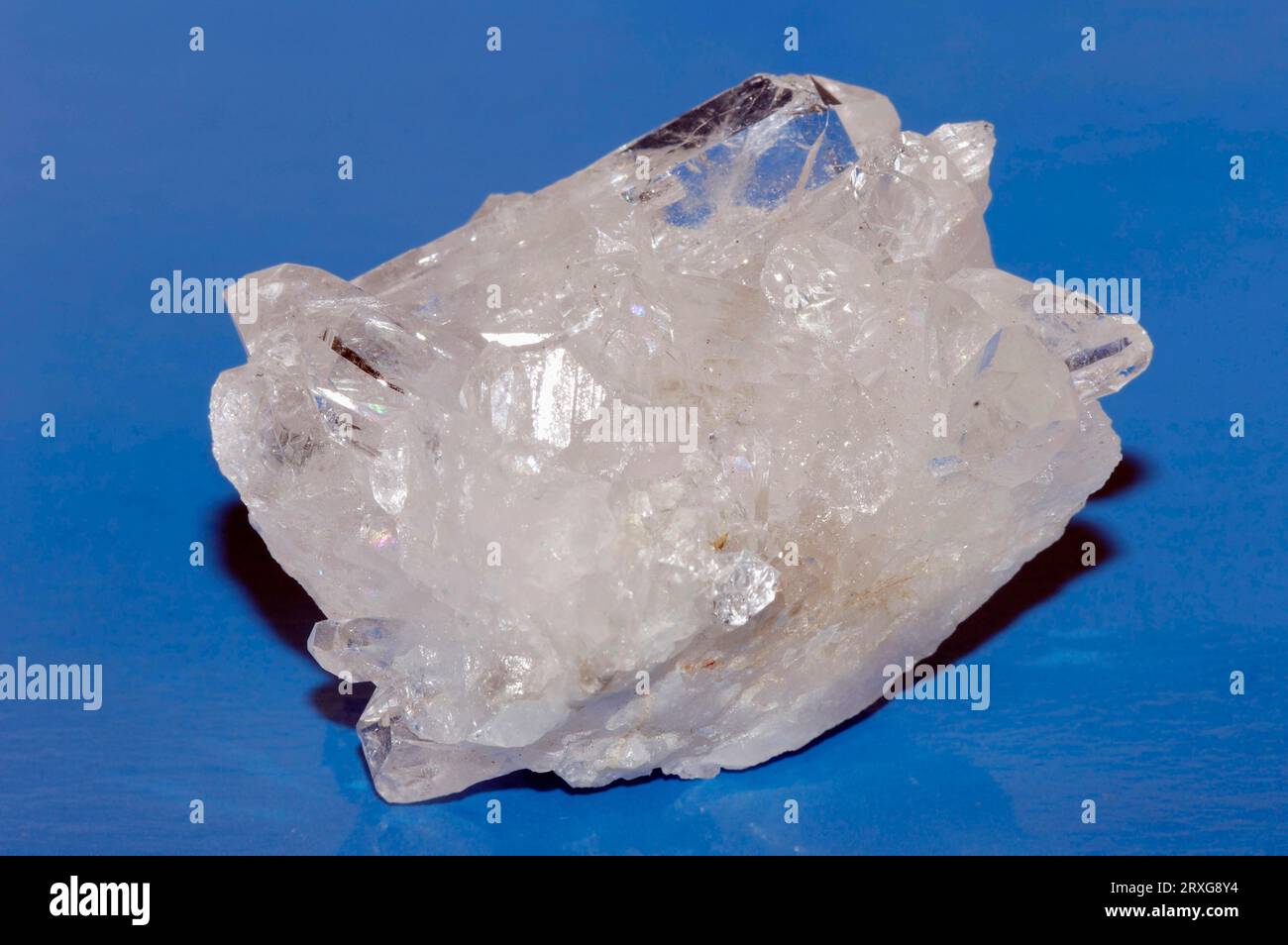 Crystalline quartz, gemstones, esotericism, cutout, object Stock Photo ...