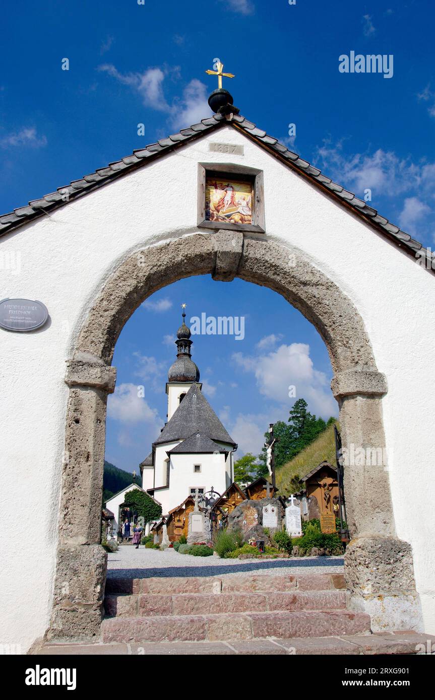 Church of St. Fabian and St. Sebastian and cemetery, Ramsau ...