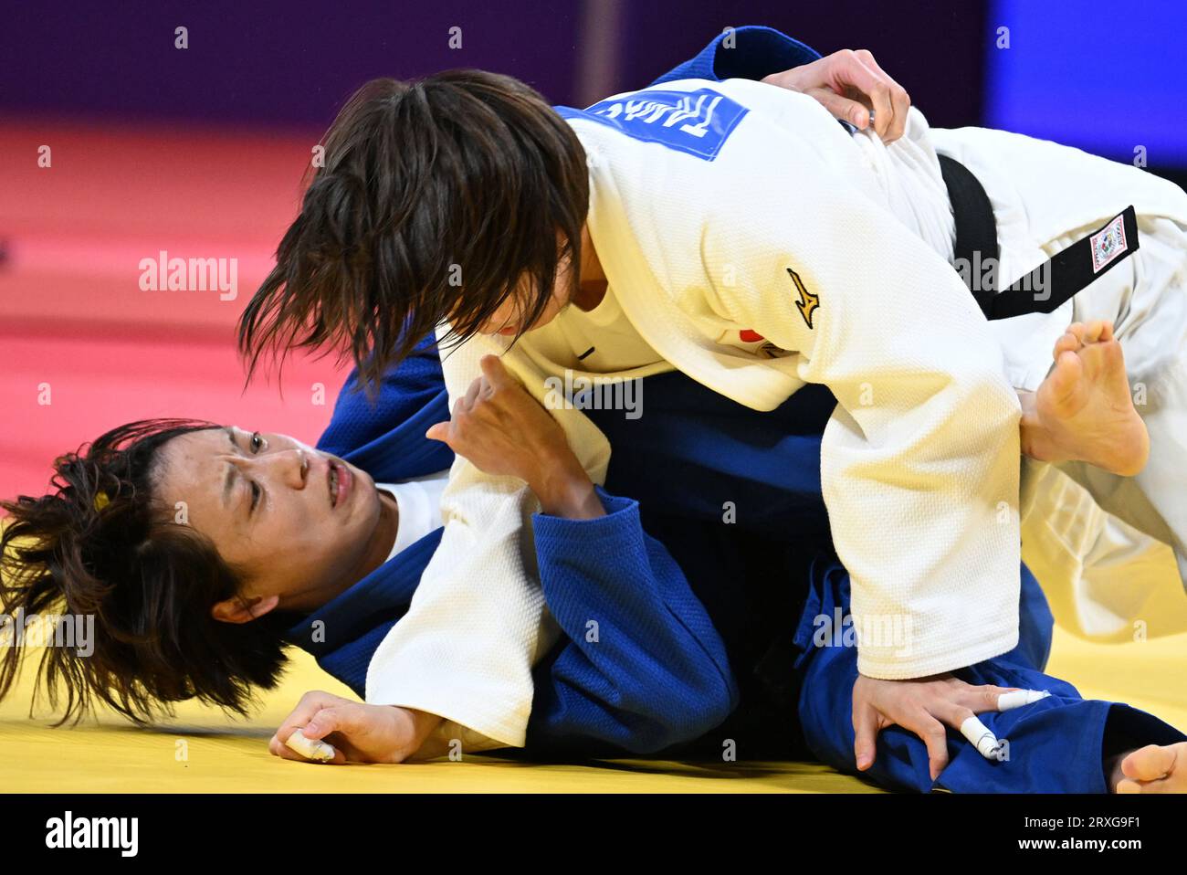 Hangzhou, China's Zhejiang Province. 25th Sep, 2023. Lien Chen-Ling of ...