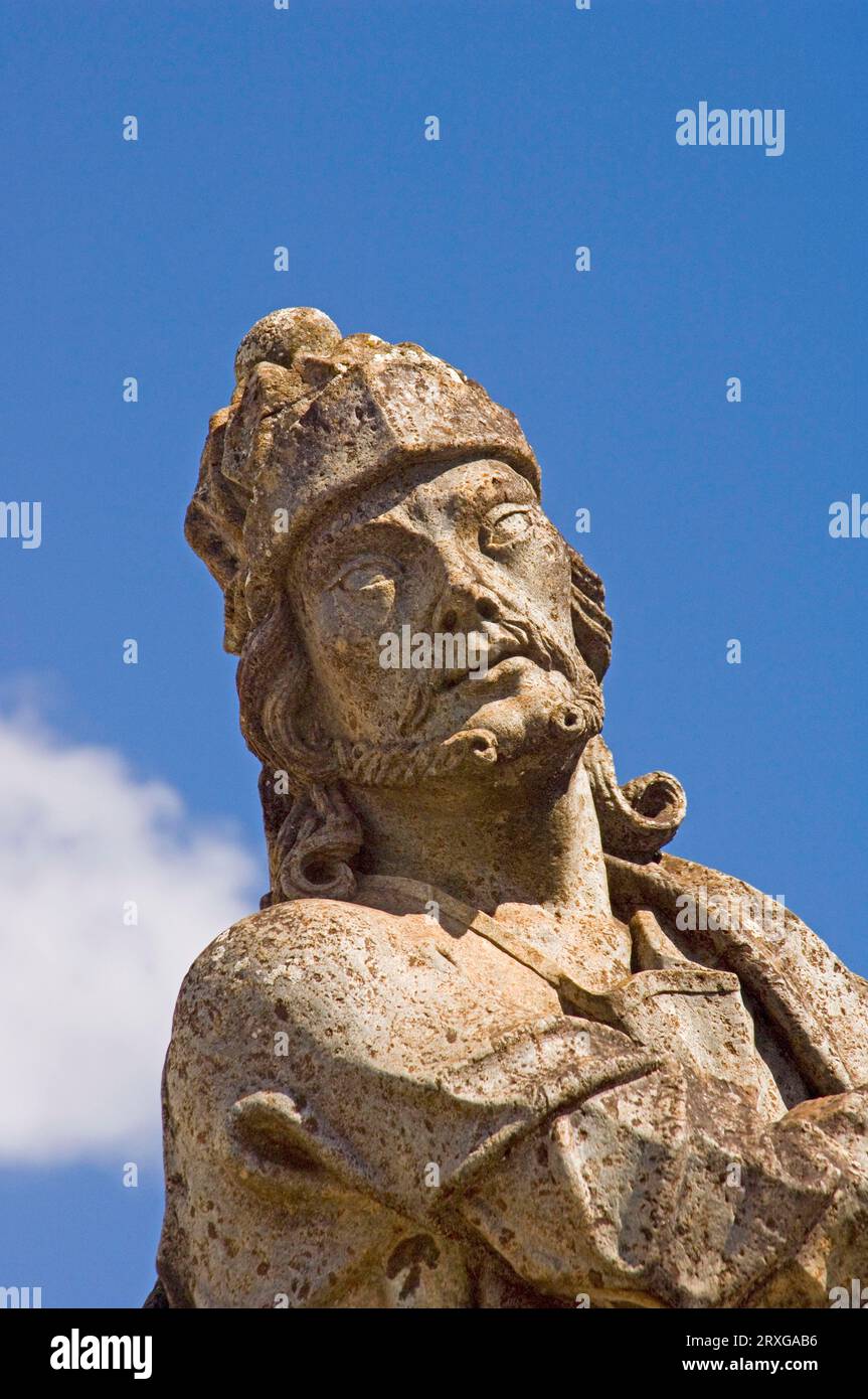 Statue of the Prophet Ezekiel, Santuario Bom Jesus Matosinhos, by ...