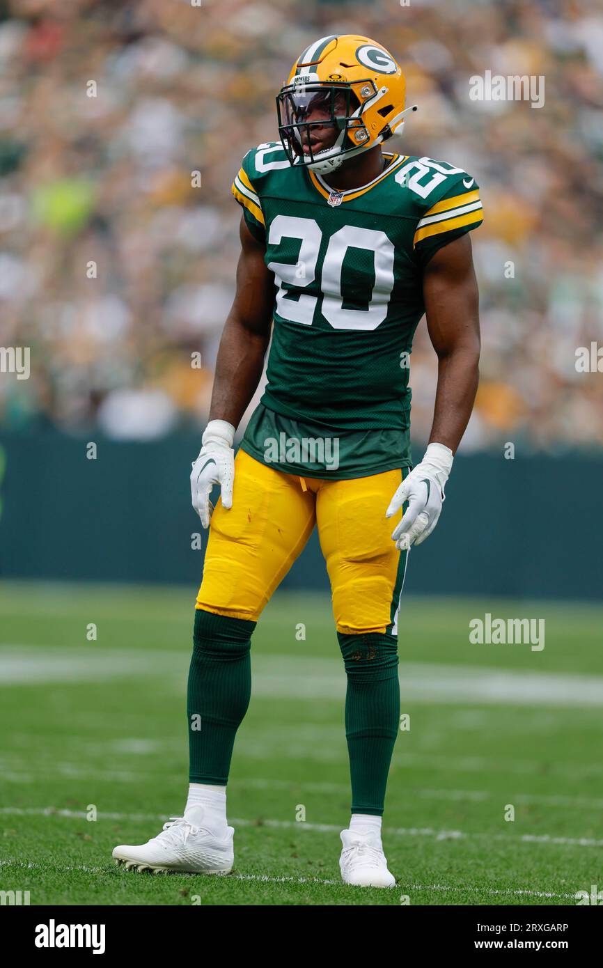 Green Bay Packers safety Rudy Ford (20) during the first half of a NFL ...