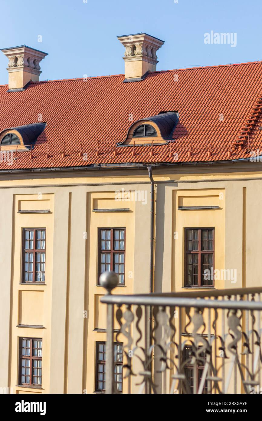 Roofs of the buildings of the european city Stock Photo - Alamy