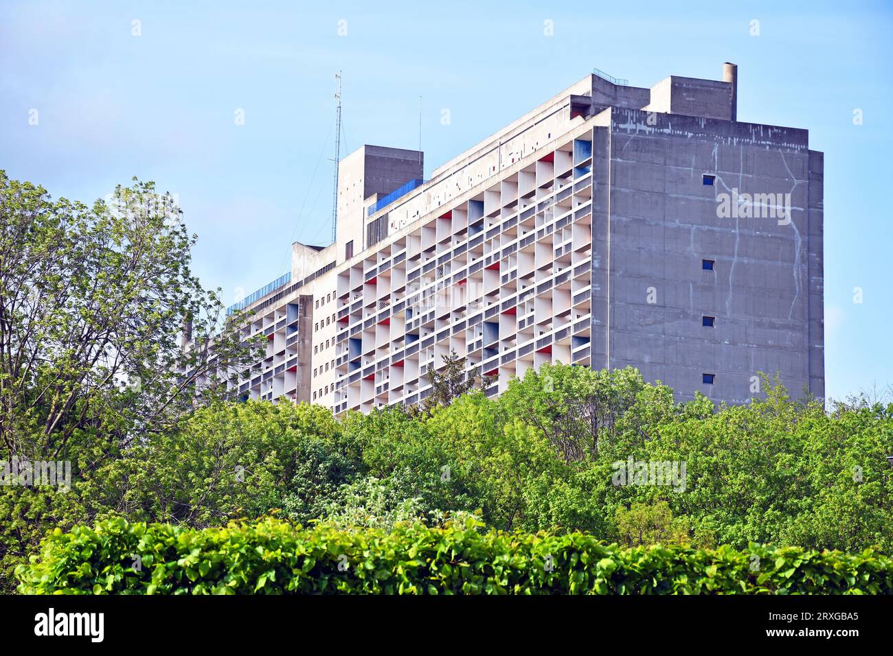 The last and largest of Le Corbusier’s five Unités d’Habitation, on a ...