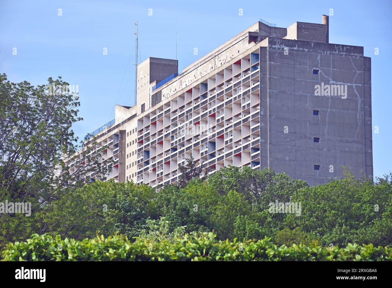 The last and largest of Le Corbusier’s five Unités d’Habitation, on a ...