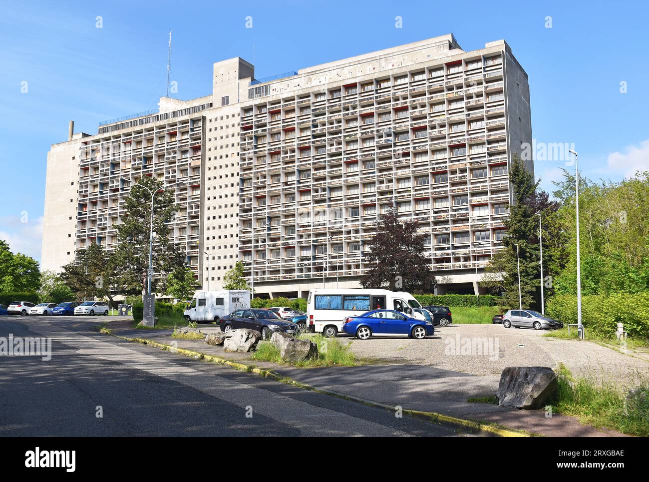 The last and largest of Le Corbusier’s five Unités d’Habitation, on a ...