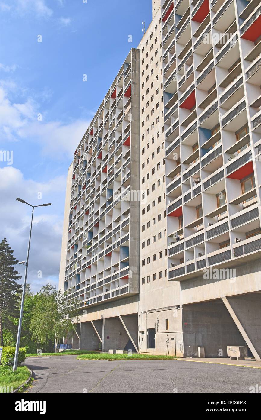The last and largest of Le Corbusier’s five Unités d’Habitation, on a ...