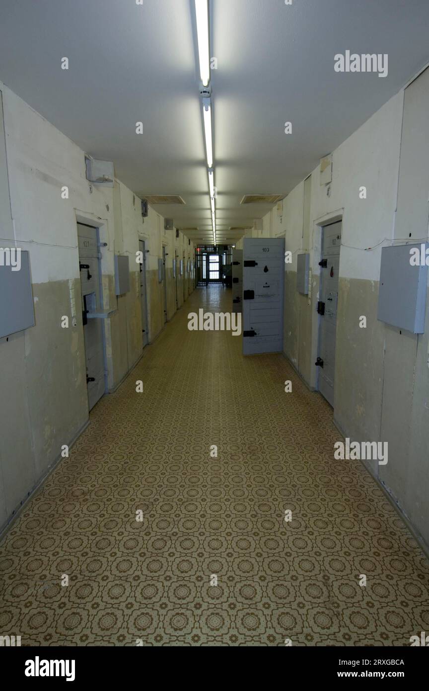 Floor of a prison cell, Prison for State Security, Berlin, Germany ...