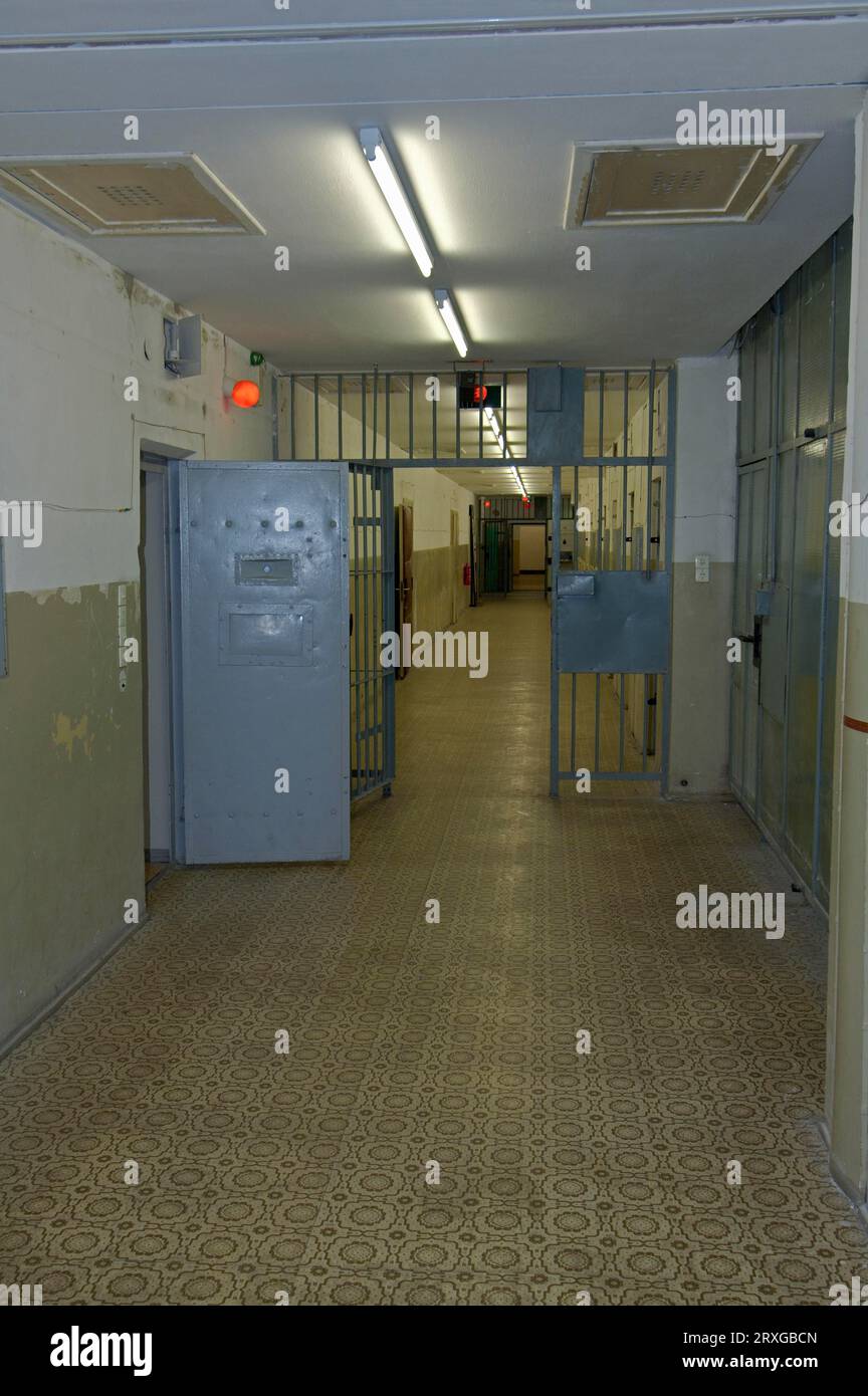 Floor of a prison cell, Prison for State Security, Berlin, Germany ...