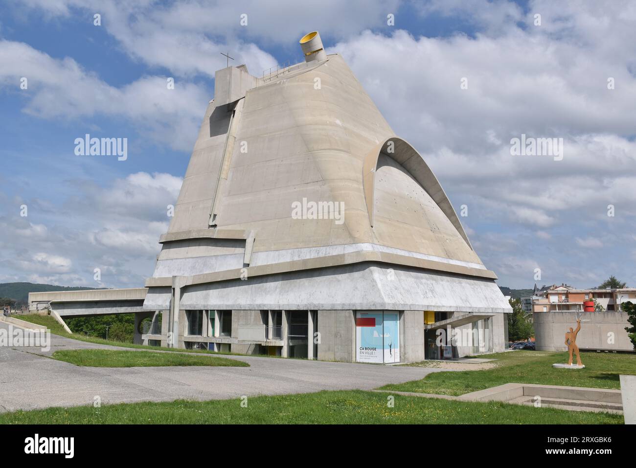 Church of St Pierre, now a cultural centre, Firminy, France, architects ...