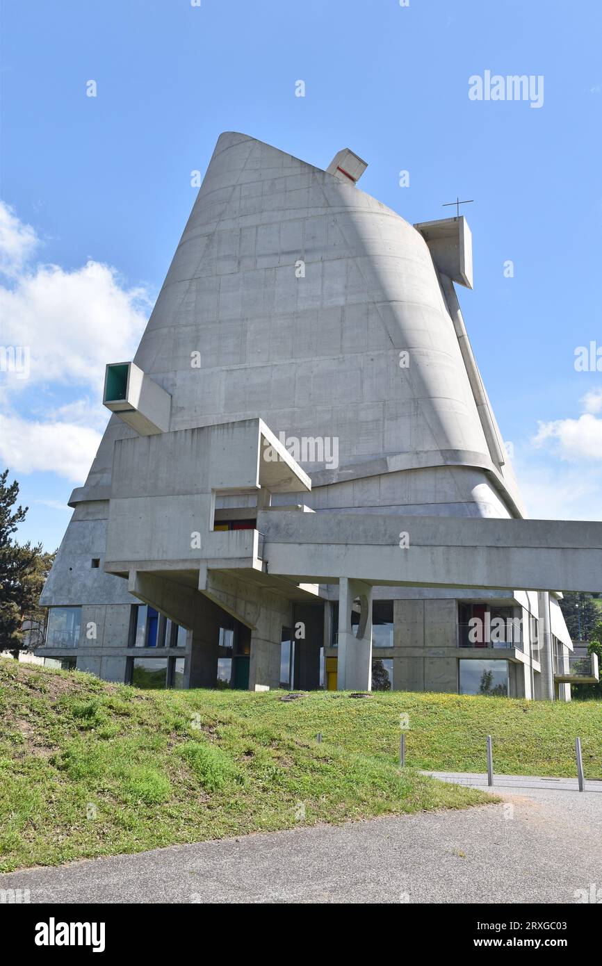 Church of St Pierre, now a cultural centre, Firminy, France, architects ...