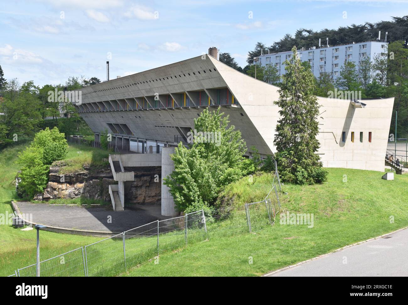 Maison de la Culture de Firminy, a Cultural Centre, part of the master ...