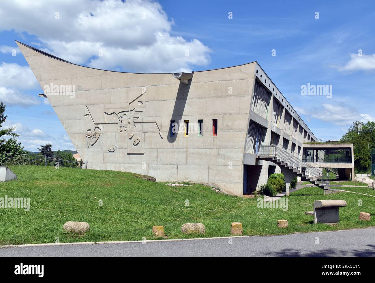 Maison de la Culture de Firminy, a Cultural Centre, part of the master ...
