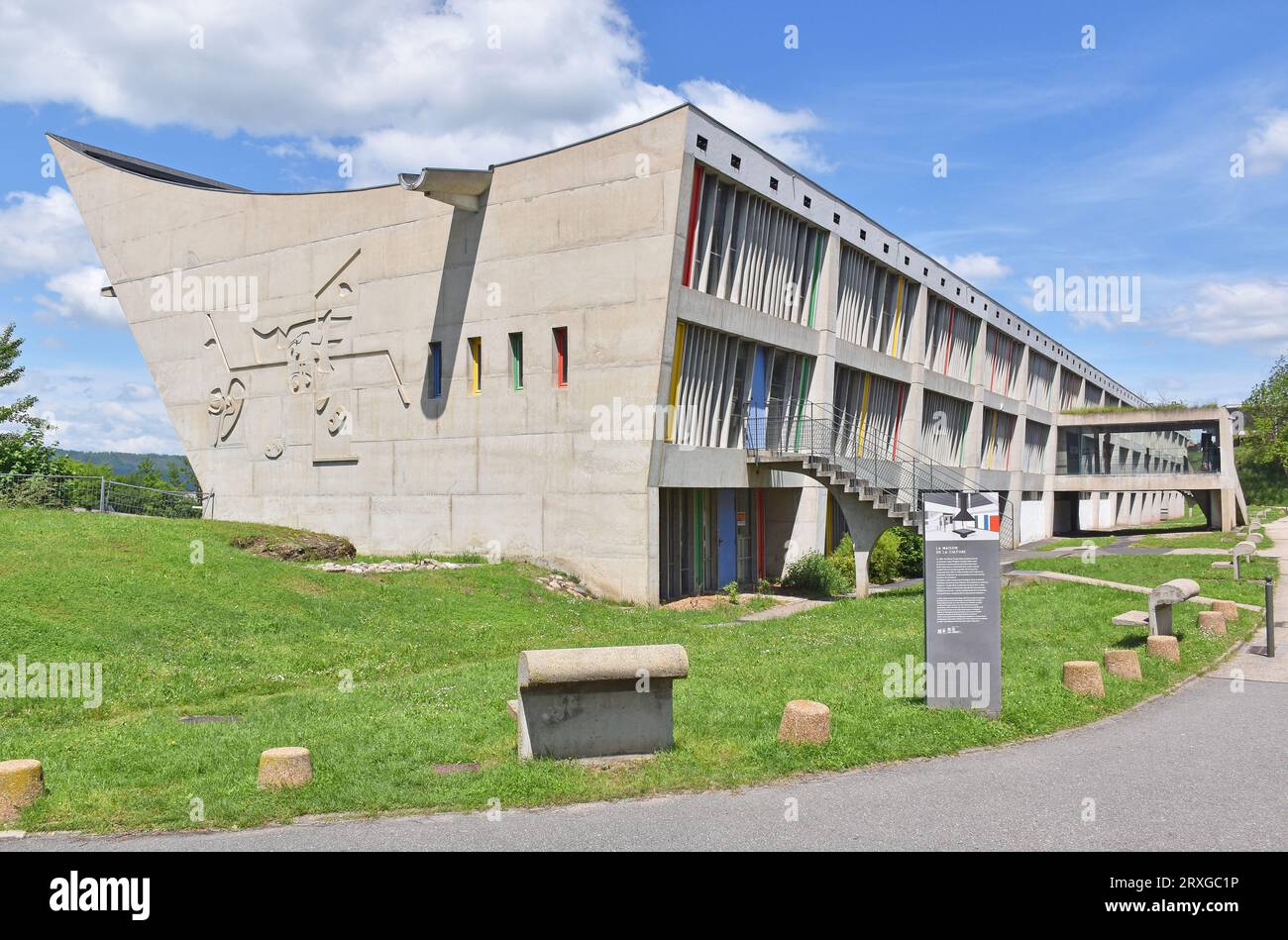 Maison de la Culture de Firminy, a Cultural Centre, part of the master ...