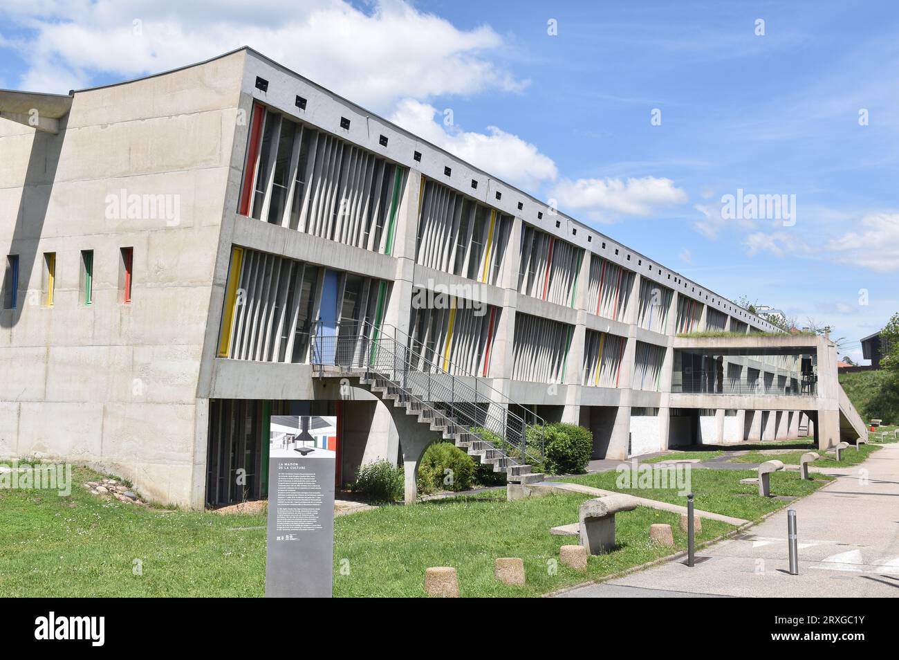 Maison de la Culture de Firminy, a Cultural Centre, part of the master ...